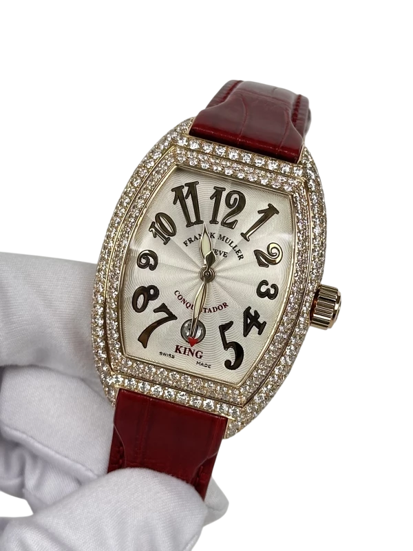 Franck Muller Conquistador 18K Yellow Gold & Diamonds Lady's Watch ...