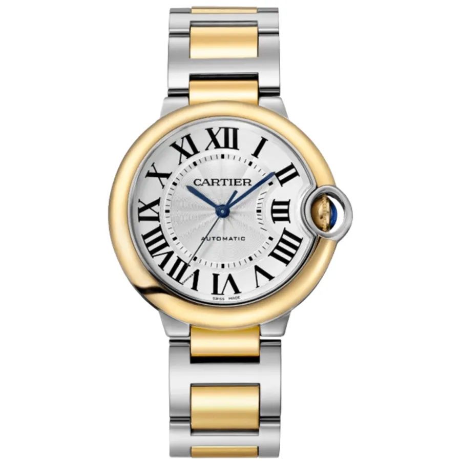 Cartier Ballon Bleu de Cartier Stainless Steel & 18K Yellow Gold Men's ...