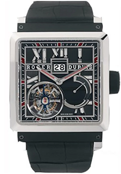 Roger Dubuis KingsQuare Flying Tourbillon Large Date 18K White Gold Men ...