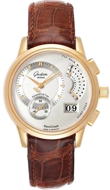 Glashutte Original PanoGraph Flyback Chronograph 18K Yellow Gold Men's ...